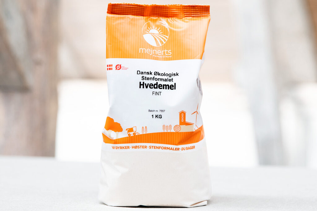 Økologisk Hvedemel Fint - stenformalet økologisk hvedemel